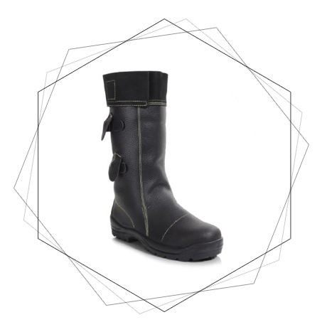 PB24 PERF Foundry Boots-Flame Resistant, Dual-Density Rubber/Rubber ...